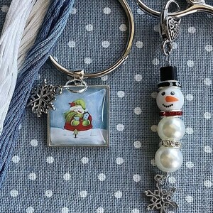 Halloween Cat and Candy Corn Beaded Scissor Fob Set - Etsy