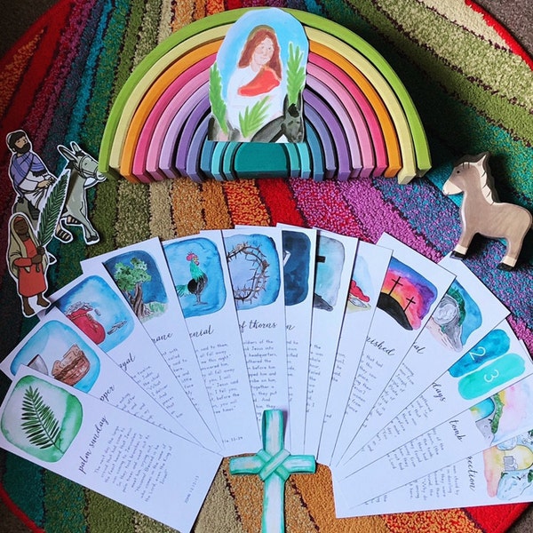 Easter Story Cards - Etsy