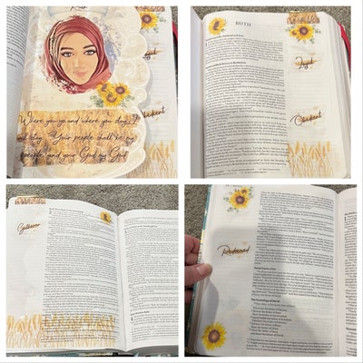 Moses Parts the Red Sea Bible Journaling Stickers Instant Digital ...