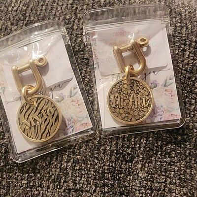 Brass Dog Tag, Personalized Brass Pet ID Tag, Custom Cat Tag, Unique ...