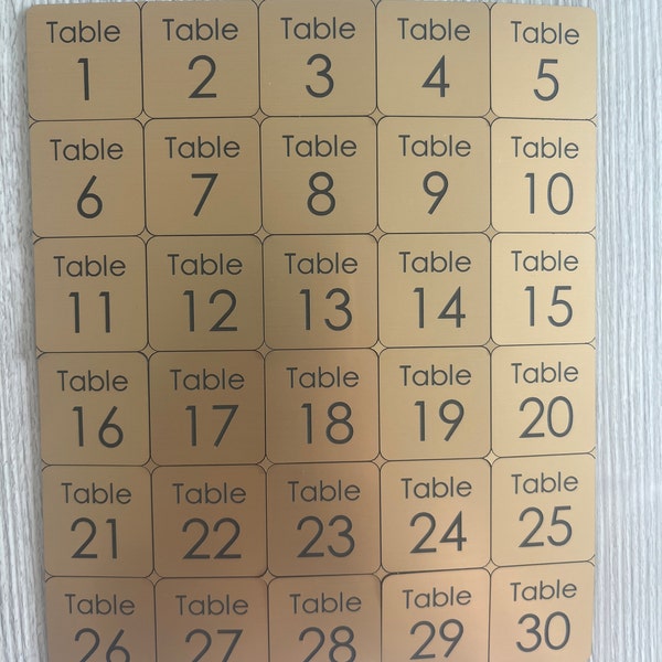 Personalized QR Code Plaque, Table Number, Contactless Menu, Restaurant ...