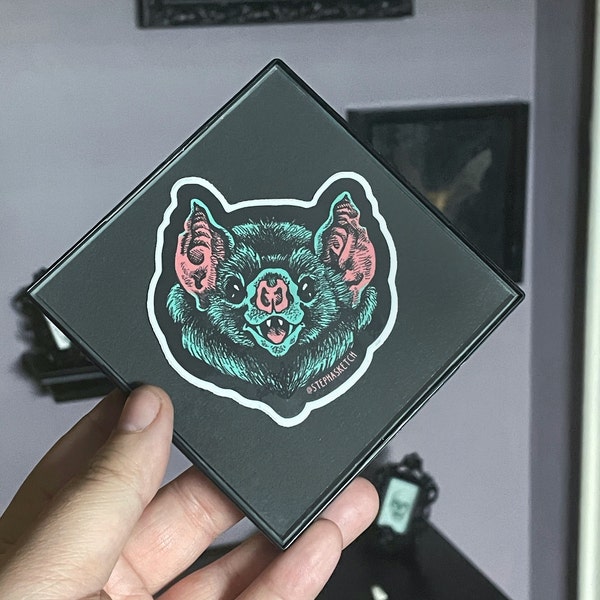Bat Sticker Vampire Bat Horror Horror Art Horror Decor Spooky Bat ...