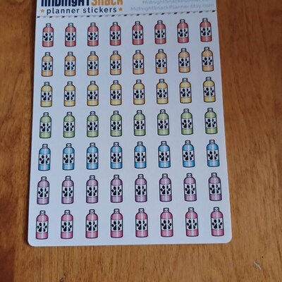 Sick Day Planner Sticker Tissue Box Icon Stickers Rest and Self Care ...