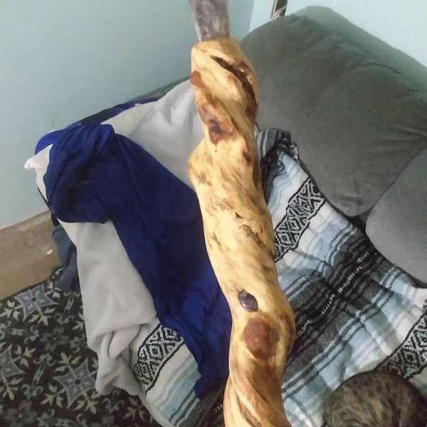 Multi Twsted Hazel Hiking Staff/ Ceremonial Staff - Etsy