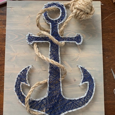 Anchor String Art Kit DIY Kit Includes All Craft Supplies - Etsy