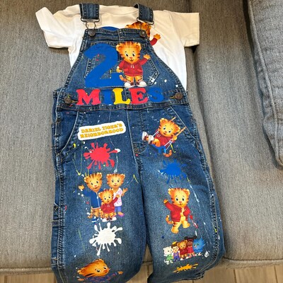 Girls TWO Fast Custom Personalized Character Denim Overalls, Overall ...