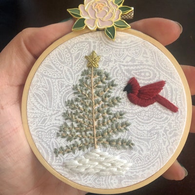 PDF Pattern 6 Cardinals Decorating Step by Step Beginner Embroidery ...