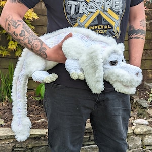 Amigurumi Crochet Pattern for Falkor Inspired Luck Dragon. Instruction ...