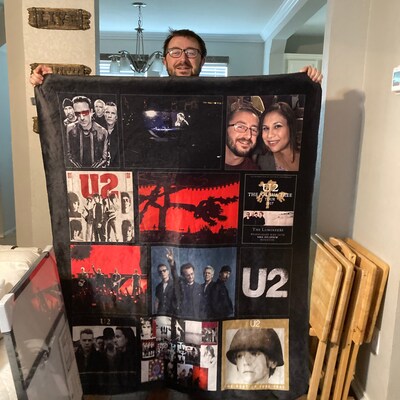 Favorite Band Personalized Blanket Band Albums Customize With Your ...