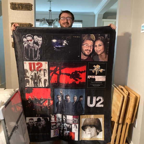 Favorite Band Personalized Blanket Band Albums Customize With Your ...