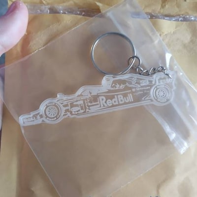 Max Verstappen Red Bull Keyring Keychain, F1 Keychain, Formula 1 ...