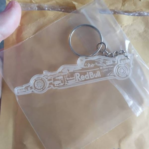 Max Verstappen Red Bull Keyring Keychain, F1 Keychain, Formula 1 ...