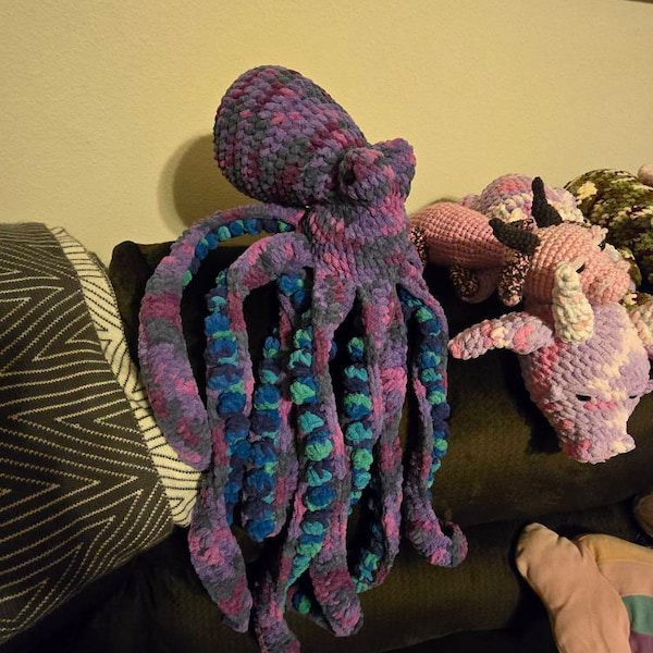 Cal the Colossal Squid Pattern Crochet Pattern digital Download PDF - Etsy