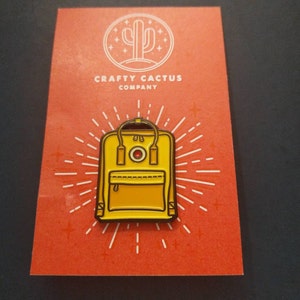 Kanken Backpack Enamel Pin and Vinyl Sticker a Great Gift for - Etsy