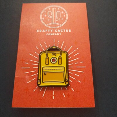 Kanken Backpack Enamel Pin and Vinyl Sticker a Great Gift for - Etsy