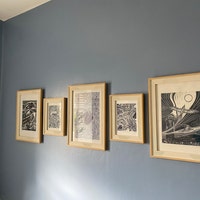 Shell Collection Original Limited Edition Lino Print, Linocut Print ...