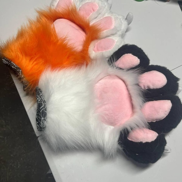 DIY Fursuit Feline Puffy Paws - PDF Handpaw Pattern by Floof Unlimited ...