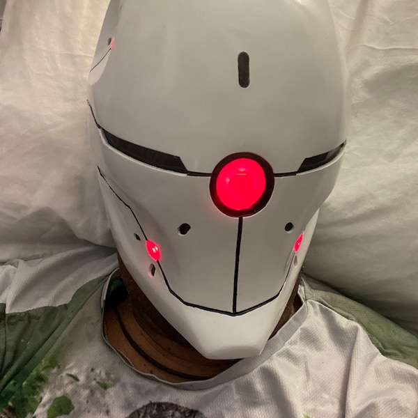 Custom Metal Gear Solid Gray Fox Helmet Mask Halloween Costume Cosplay ...