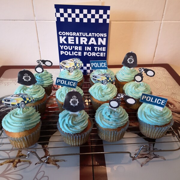 Personalised Police Passing Out Card Large A5 Premium Card ...