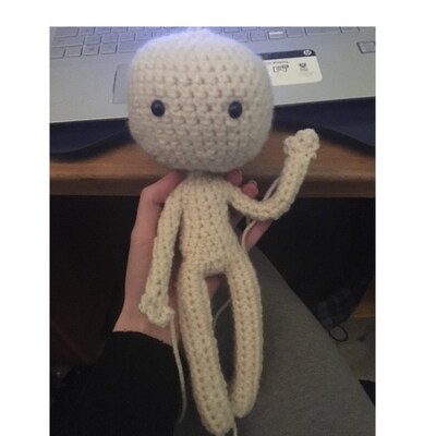 Amigurumi Crochet Human Body Base Patterns 6 Chibi, 9 and 12 Slender ...