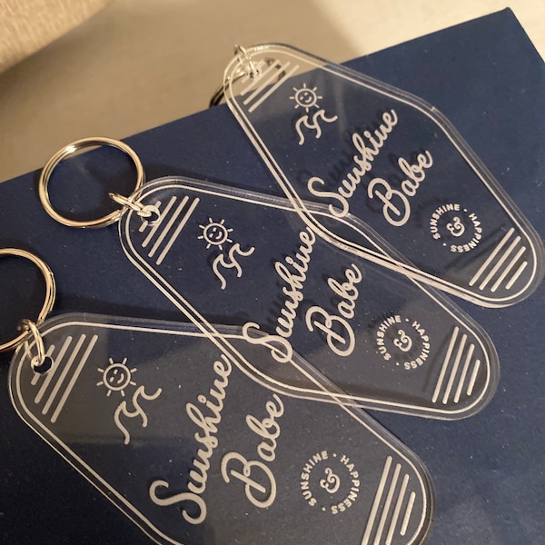 Custom House Keychain | Motel Keychain | Mountain House | Lake House ...