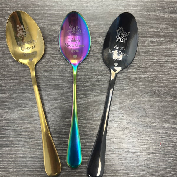 Personalized Coffee Spoons to a Lifetime of Coffee Together 10th ...