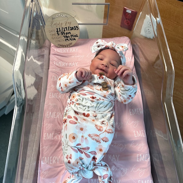 Birth Stat Sign Newborn Announcement Baby Announcement Birth ...