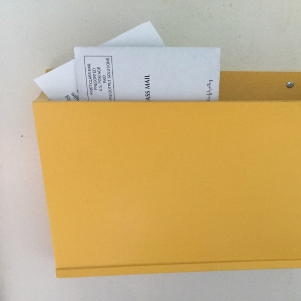 Handmade Modern Mail Holder - Wall Mounted - in Color OF YOUR CHOICE ...