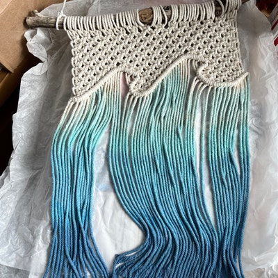 Beachy Wave Macrame Wallhanging - Etsy