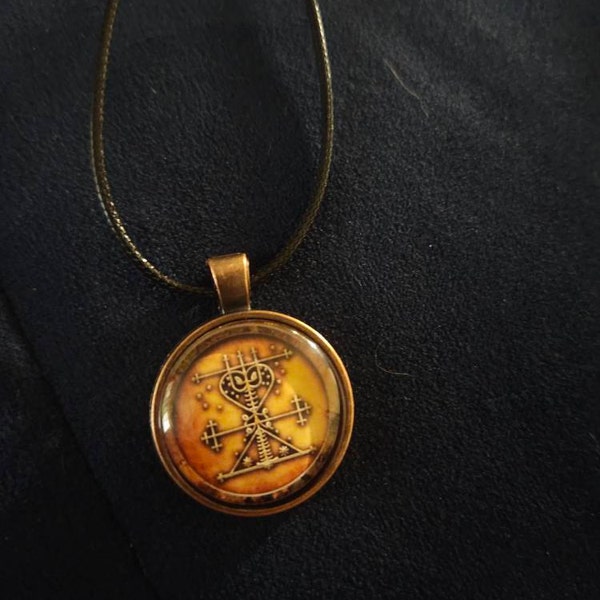 Voodoo Veve Pendant Choice of Sobo and Bade Kalfou Ogou Feray Loco ...