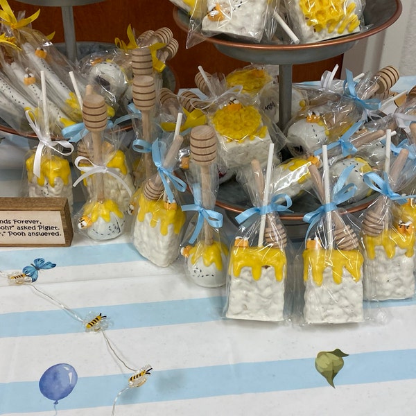 Winnie the Pooh Honey Bee Cake Pops With Honey Stick 1 Dozen please ...