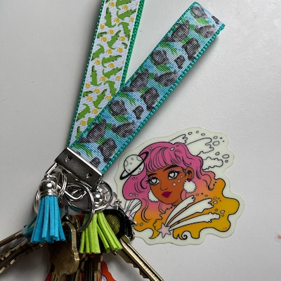 Autism Key Fob Puzzle Key Fob Autism Keychain Puzzle Piece Wristlet ...