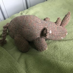 CHRISTMAS ROBIN REDBREAST Toy Knitting Pattern by Georgina Manvell ...