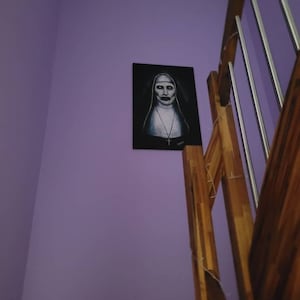 Valak lights Out Version Painting Replica Print - Etsy