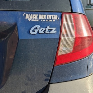 Funny Car Sticker Stitch Pulling Back Gas Fuel Cap Car Sticker Colour ...