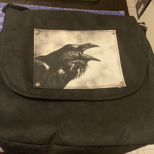 Raven Purse, Gothic Purse, Crossbody Bag, Crossbody Purse, - Etsy