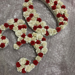 Flower Numbers, Birthday Numbers, Floral Numbers for Birthday, Flower ...