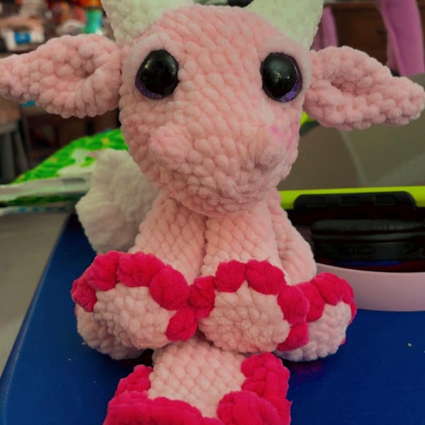 Cato the Dragon Snuggler/lovey Amigurumi Crochet Pattern - Etsy
