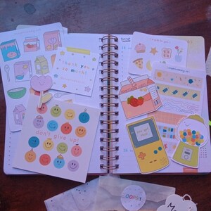 Cute Flower Sticker Sheet Journal Stickers Planner Stickers | Etsy