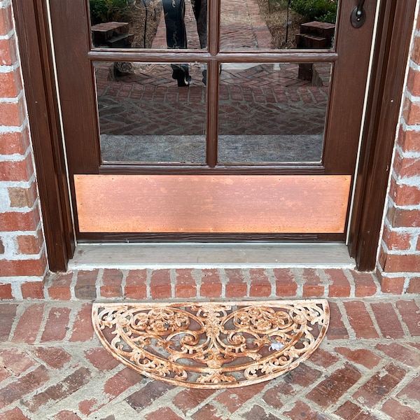Solid Copper Kick Plate FREE SHIPPING - Etsy