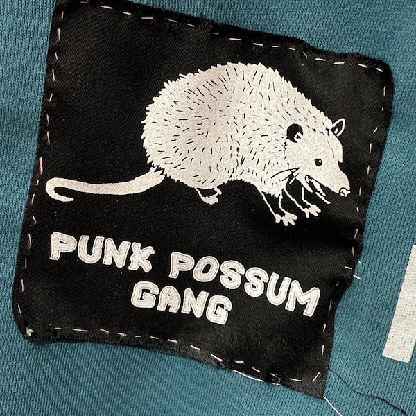 Punk Possum Patch 4x4 - Etsy