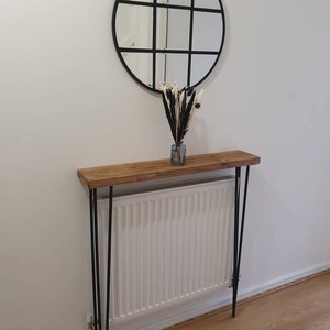 Rustic Radiator Cover With Hairpin Legs Radiator Shelf - Etsy UK