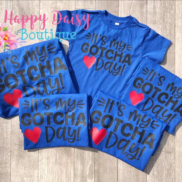 It's My Gotcha Day SVG, Kid's Adoption Cut File, Announcement Design ...