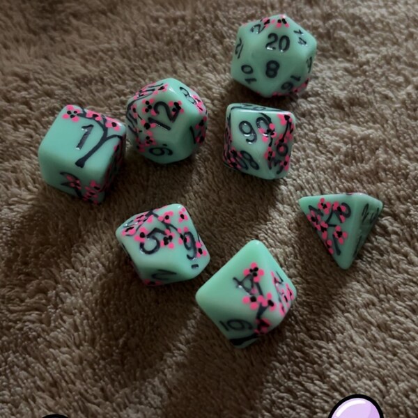 Borderlands Inspired Lilith **extra Dice** Dnd/dungeons and Dragons/rpg ...