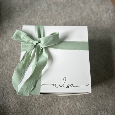 Greenery Ribbon 2 Hand Dyed Cotton Bridal Bouquet Green Ribbon, Wedding ...