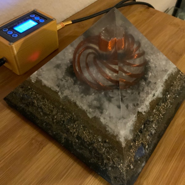 Orgone Scalar/torsion Fields Generator Quartz Rodin Coil 24 Turns 26 Cm ...