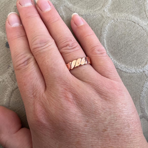100% Pure Copper Magnetic Therapy Ring for Pain Relief & Healing - Etsy