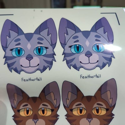 Cat / Warrior Cats / OC Reference Sheet Base Pack Includes 8 Digital ...