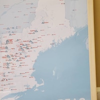 State Highpoints Map 18x24 Poster - Etsy