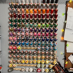 192 Spool Thread Rack 2 Inch Spacing-thread Organization, Thread ...
